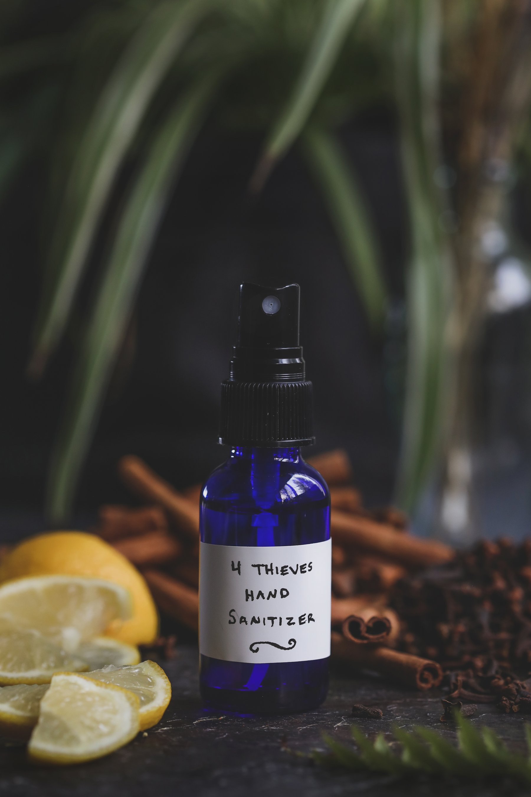 DIY Hand Sanitizer Spray with Four Thieves® Essential Oil Blend