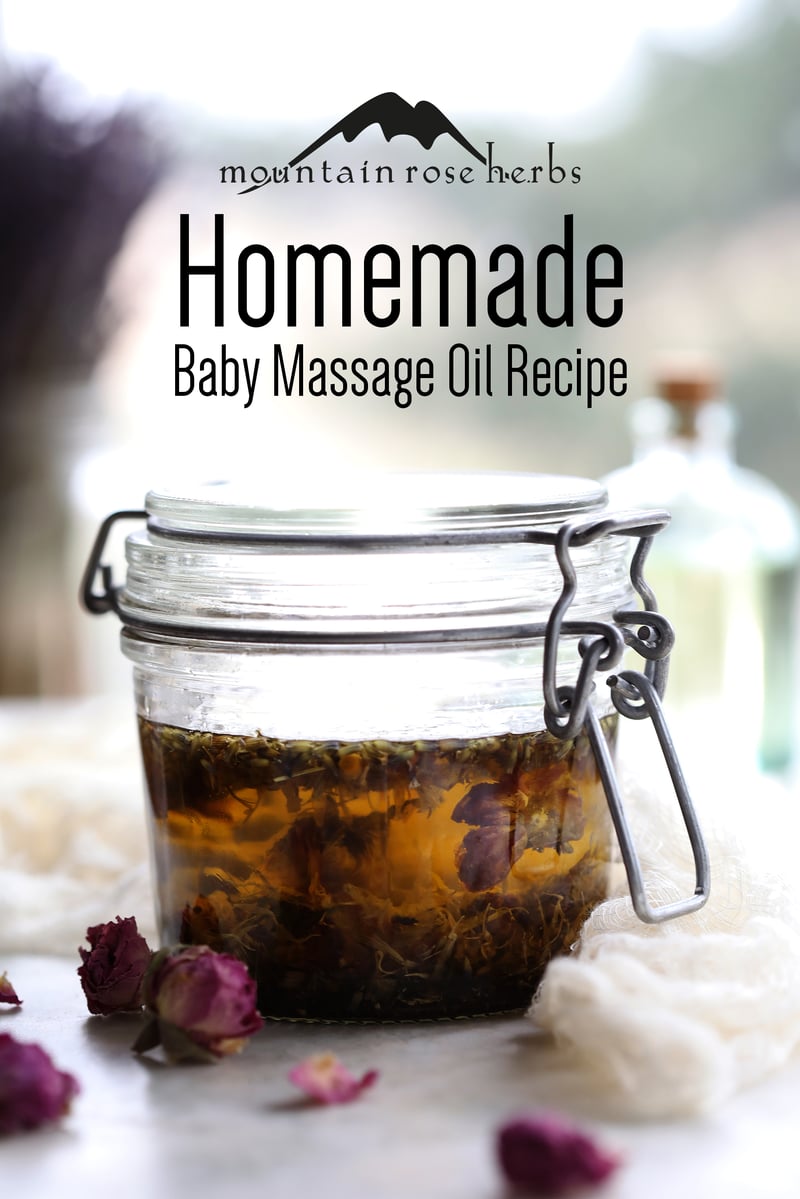 Homemade Mama & Baby Massage Oil Recipe