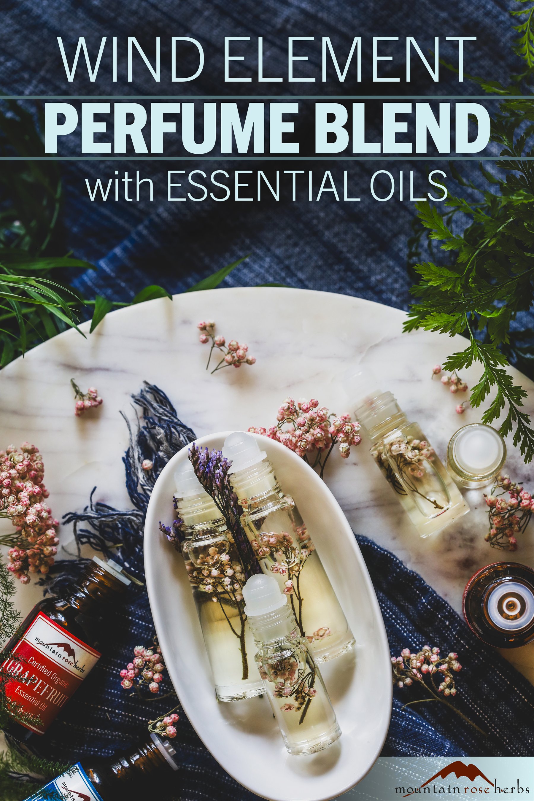 Wind Element Perfume Recipe with Essential Oils: Head in the Clouds Blend