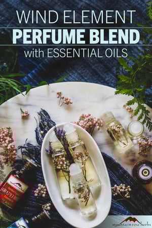 Wind Element Perfume Recipe with Essential Oils: Head in the Clouds Blend