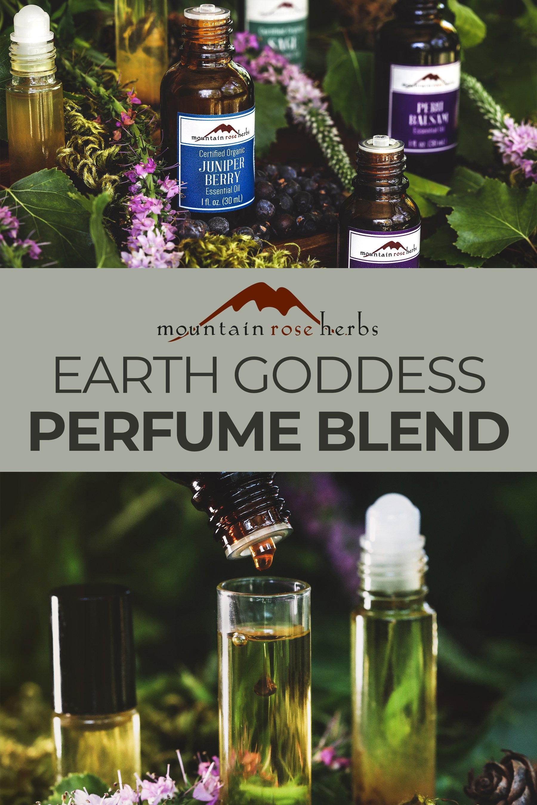 Elemental Perfume Blend with Essential Oils: Earth Goddess Perfume Recipe
