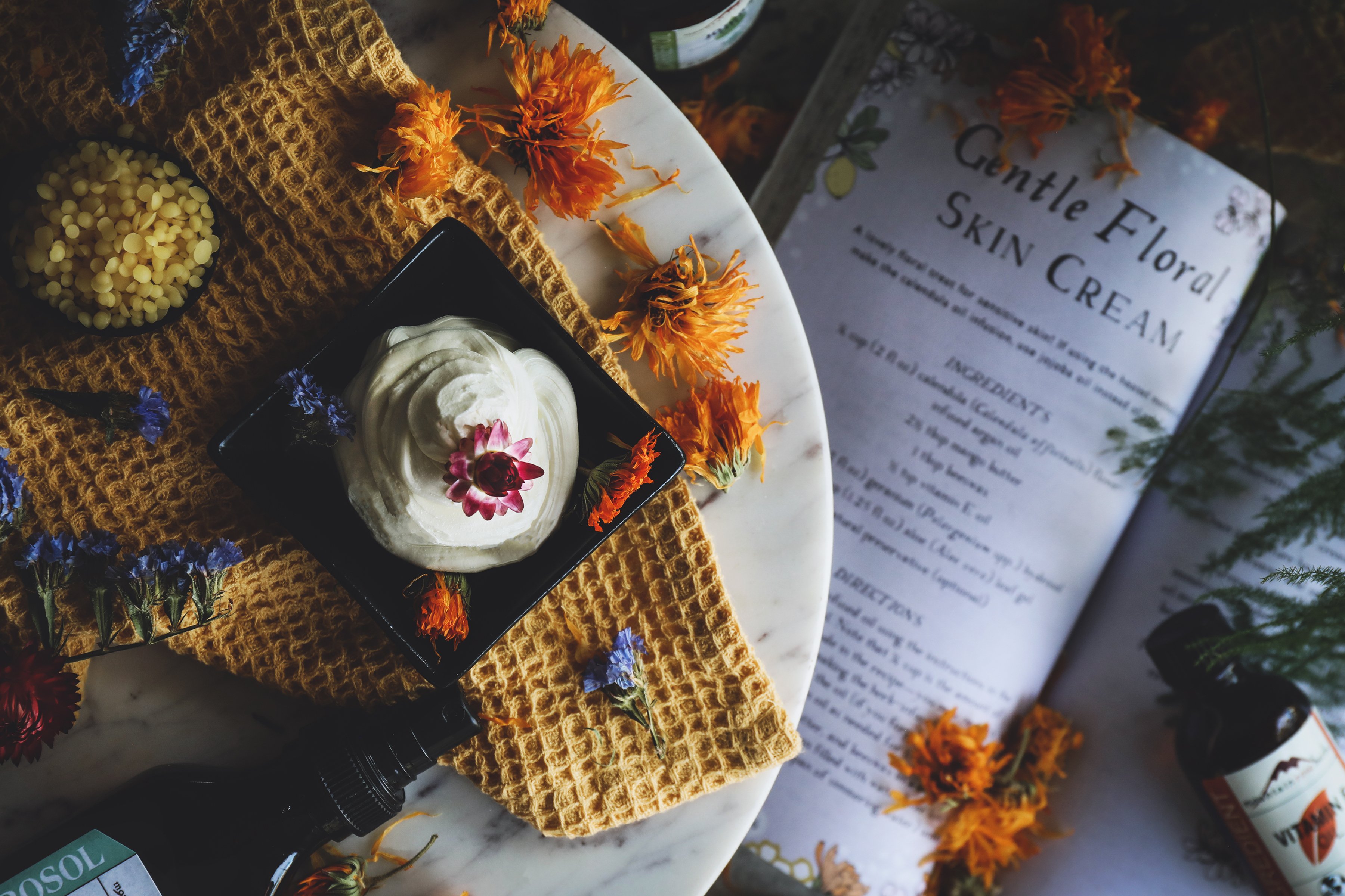 Gentle Floral Skin Cream Recipe