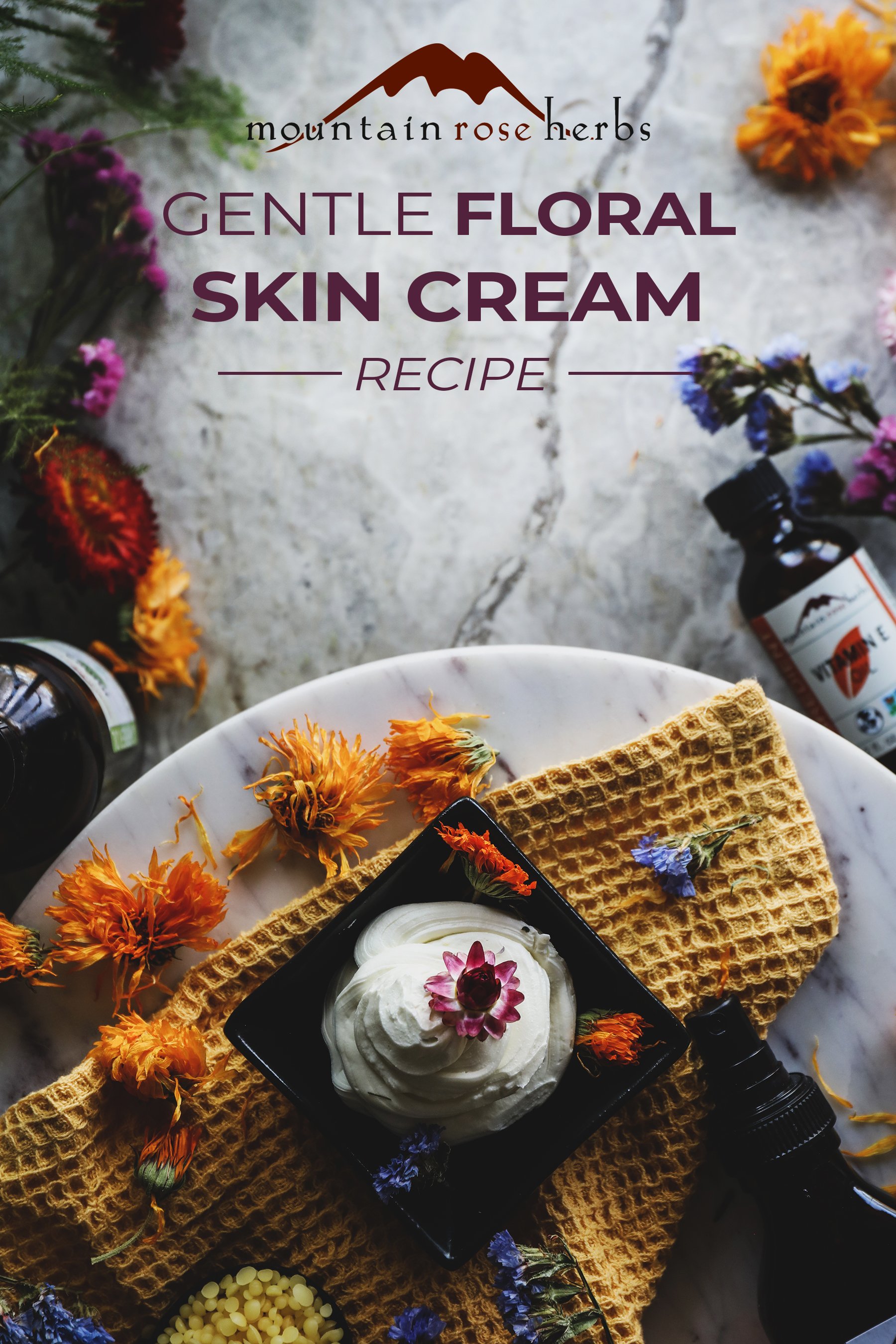 Gentle Floral Skin Cream Recipe
