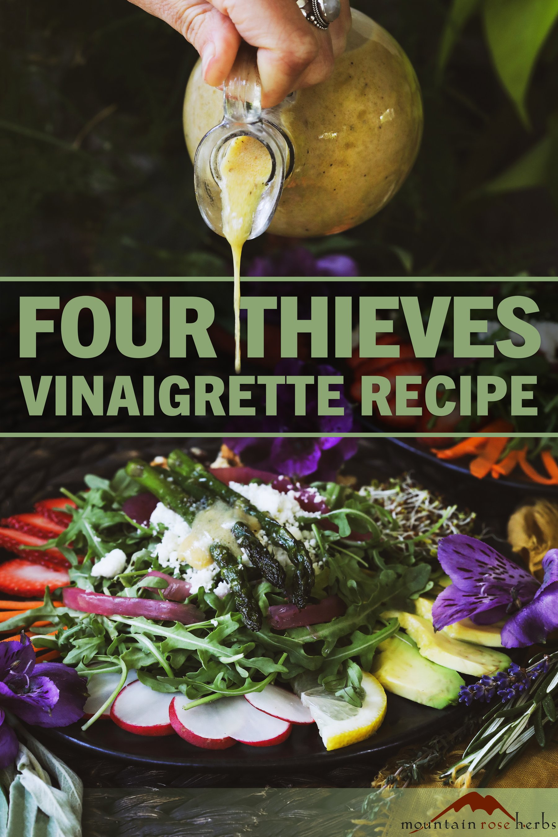 Four Thieves Vinegar + Four Thieves Vinaigrette Recipe