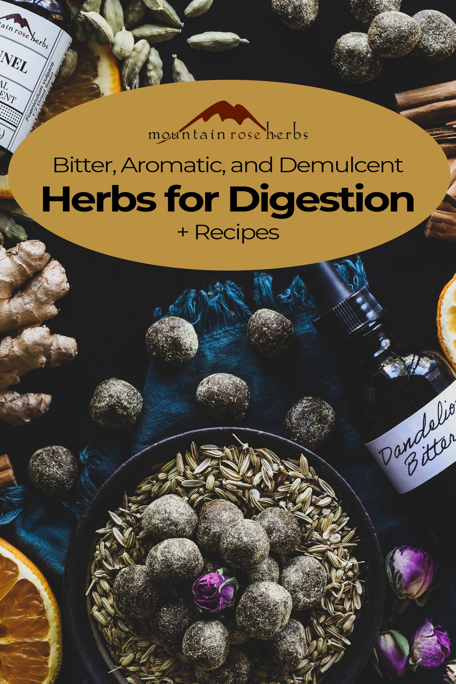 Bitter, Aromatic, and Demulcent Herbs for Digestion + 3 Recipes