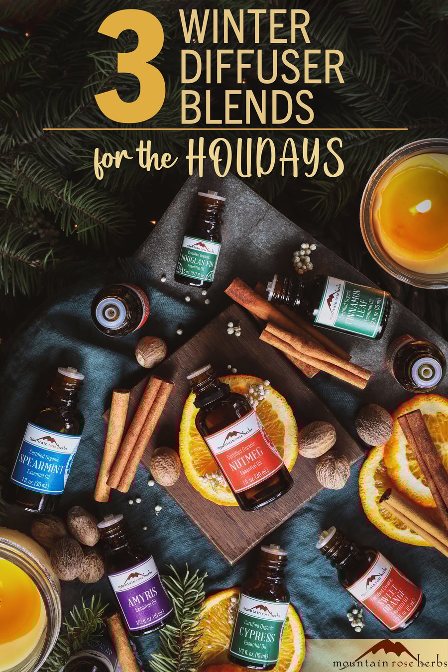 Holiday Scents: 3 Essential Oil Blends for the Winter Season