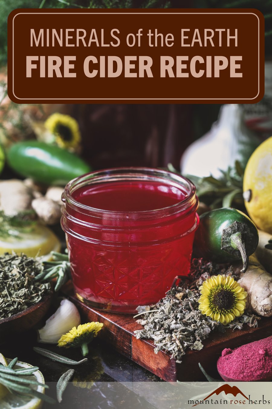 Minerals of the Earth Fire Cider Recipe