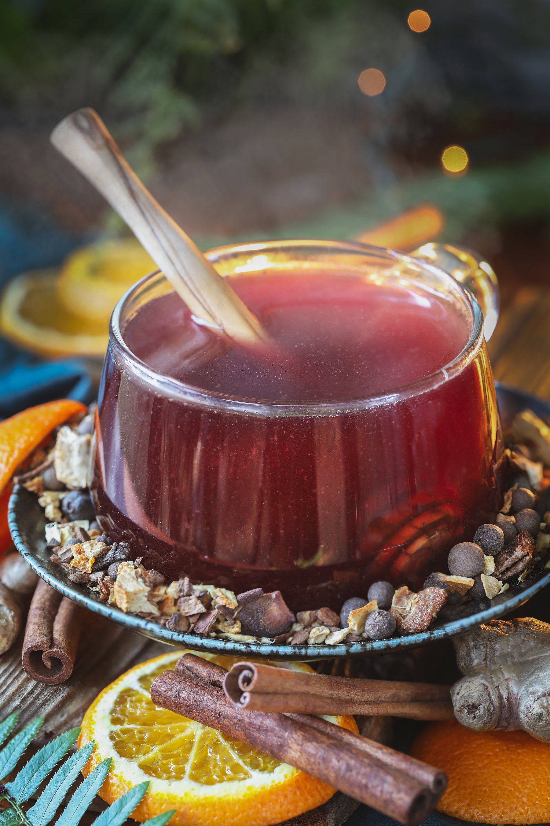 Mulled Acai Berry Tea for the Holidays