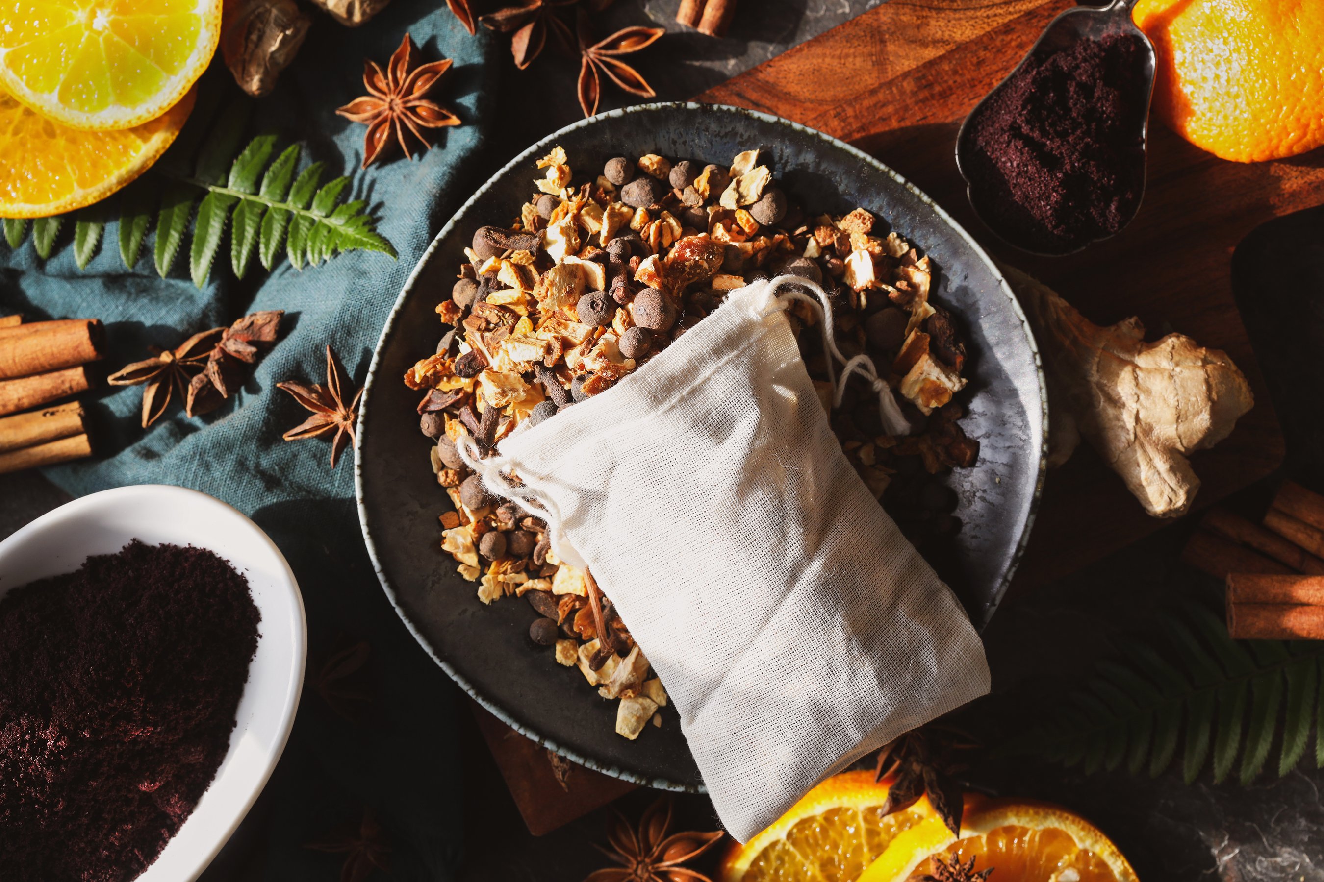 Mulled Acai Berry Tea for the Holidays