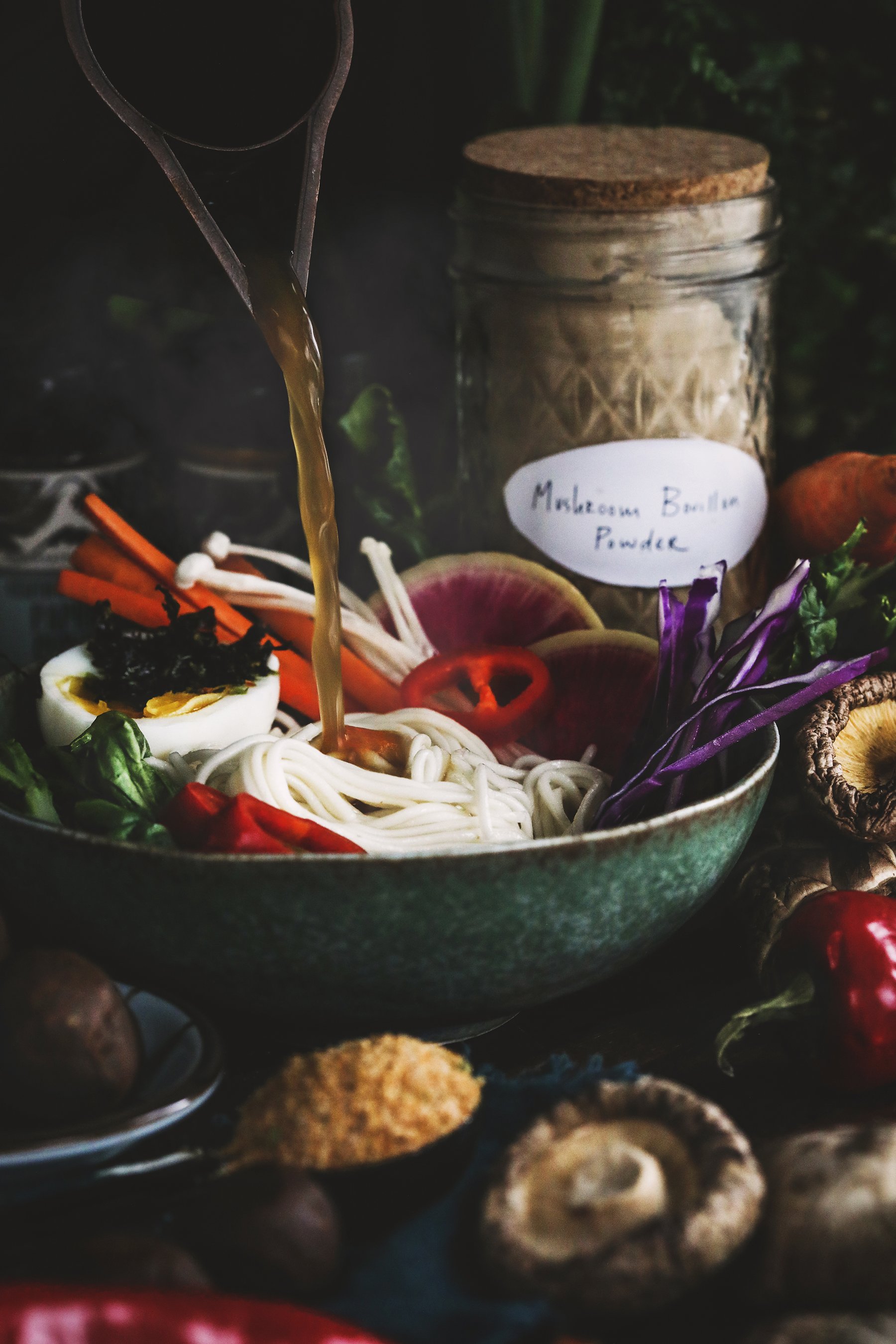 Mushroom Bouillon Powder and Paste + Homemade Seasoning Salt Recipe