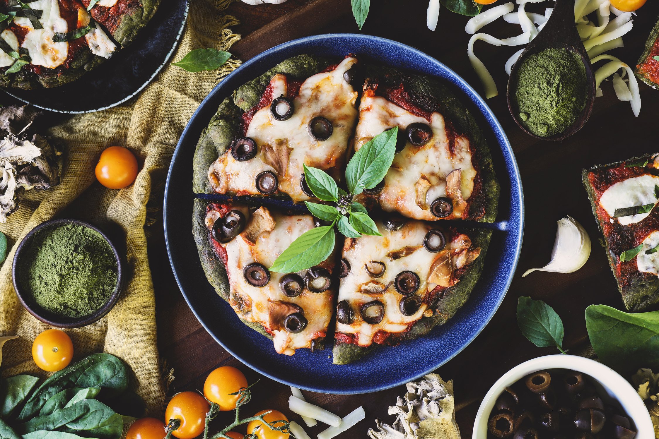 Organic Spinach Powder Benefits + Pizza Crust Recipe