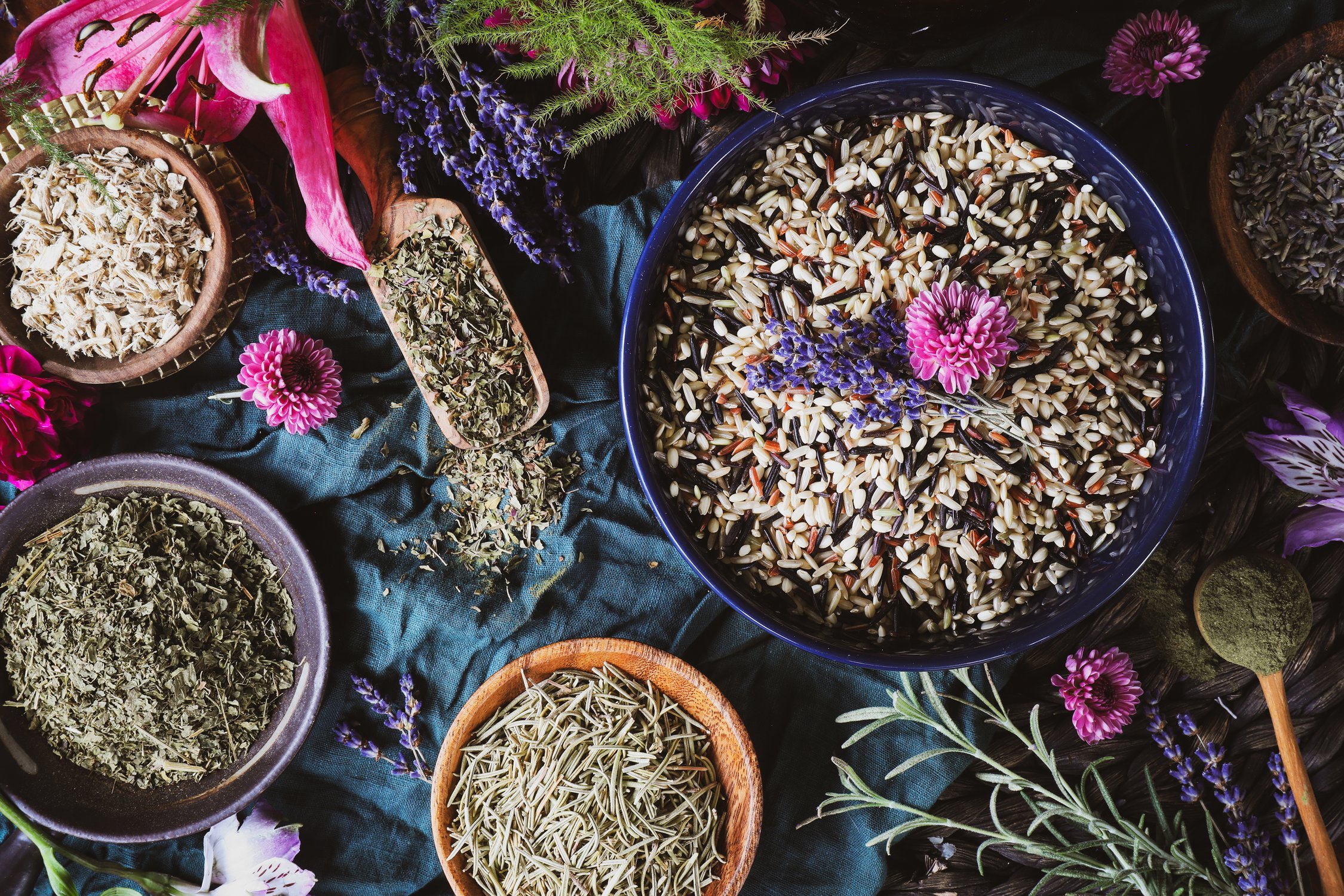 Fermented Rice Water Hair Treatment with Herbs