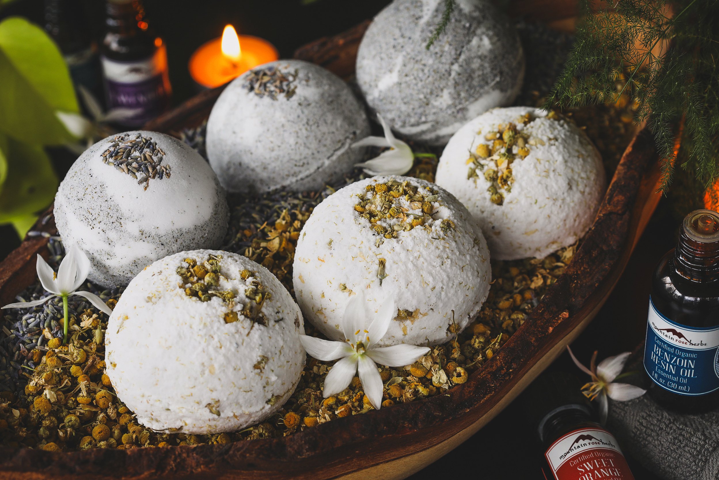 Moonbeam and Sunshine Bath Bomb Recipes