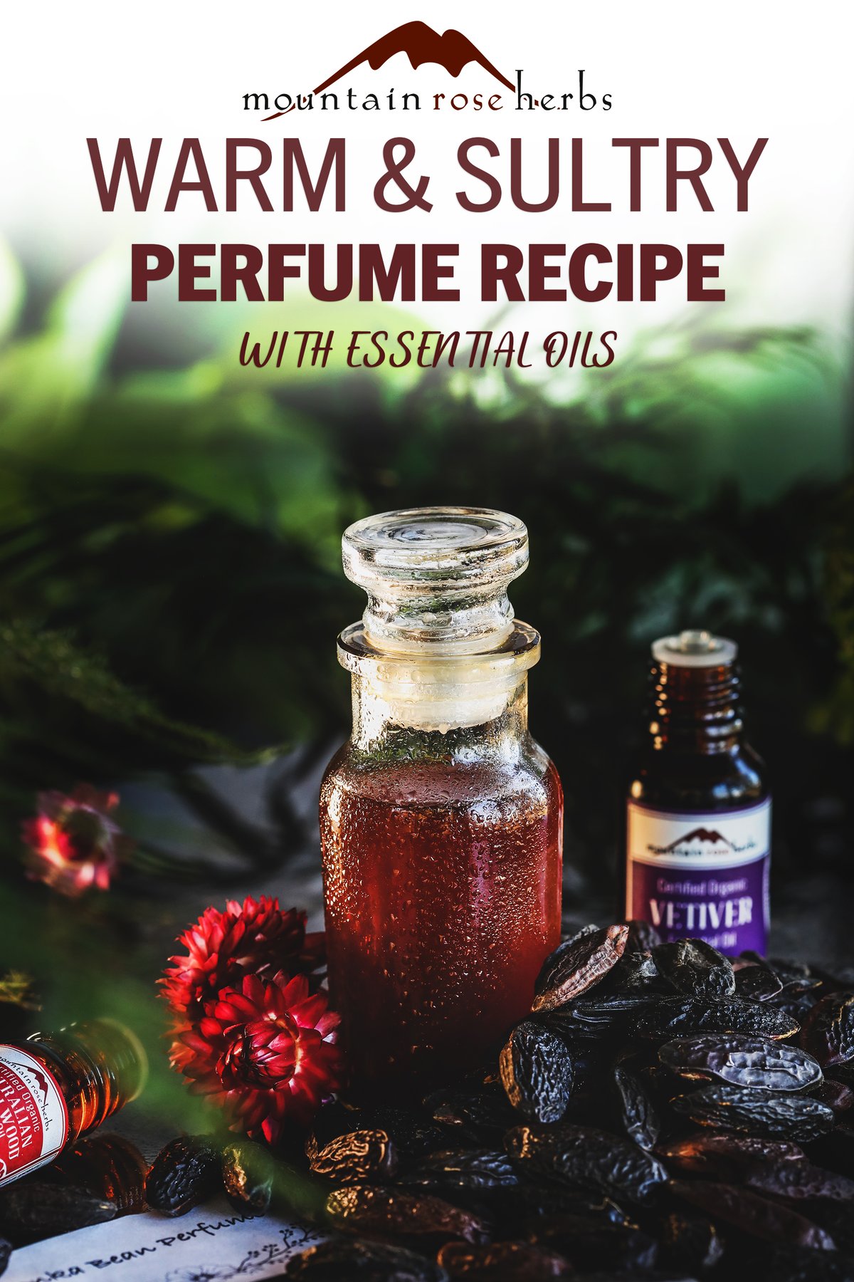Sultry Essential Oil Perfume Recipe With Tonka Beans