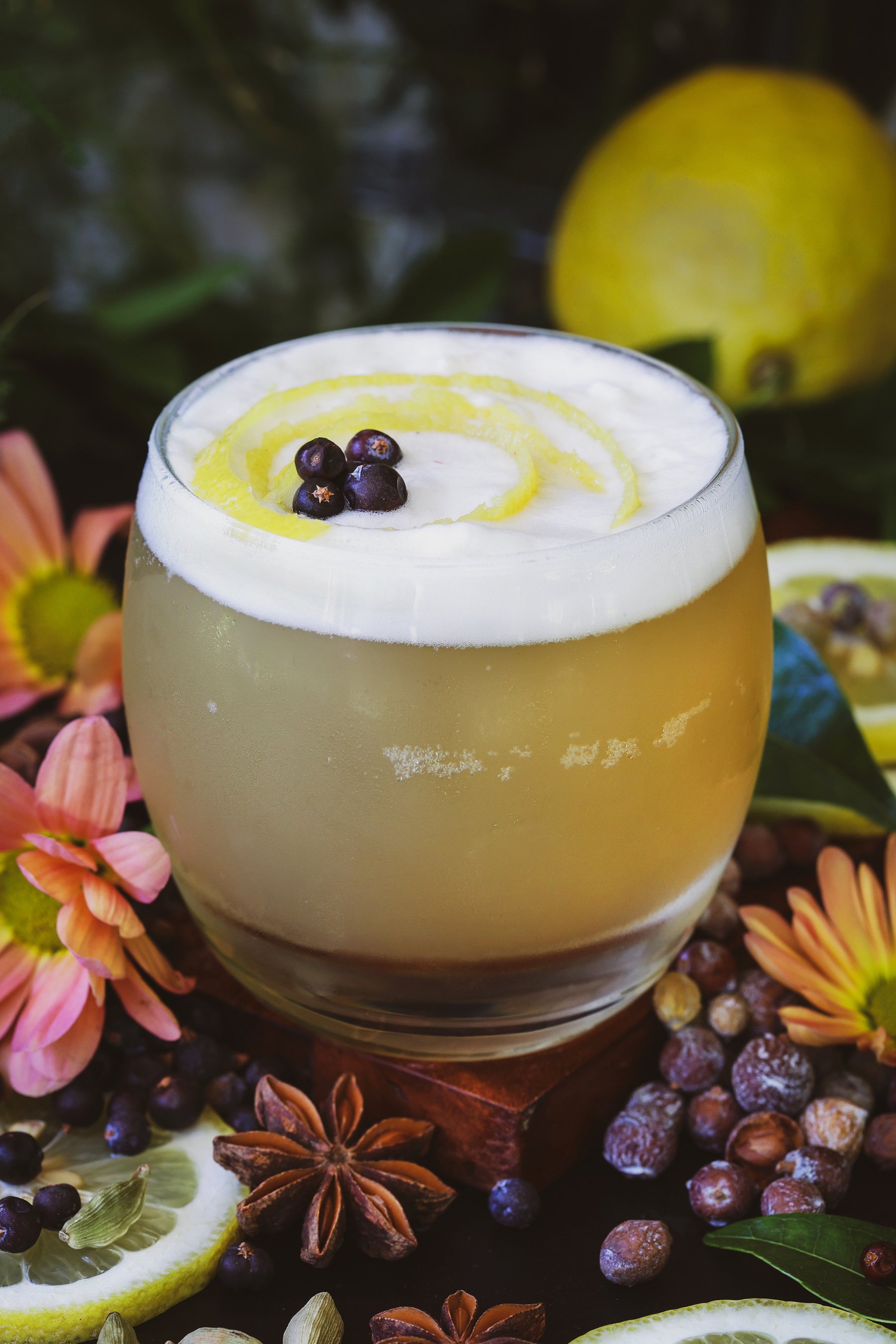 Non-Alcoholic Herbal Gin Fizz Recipe