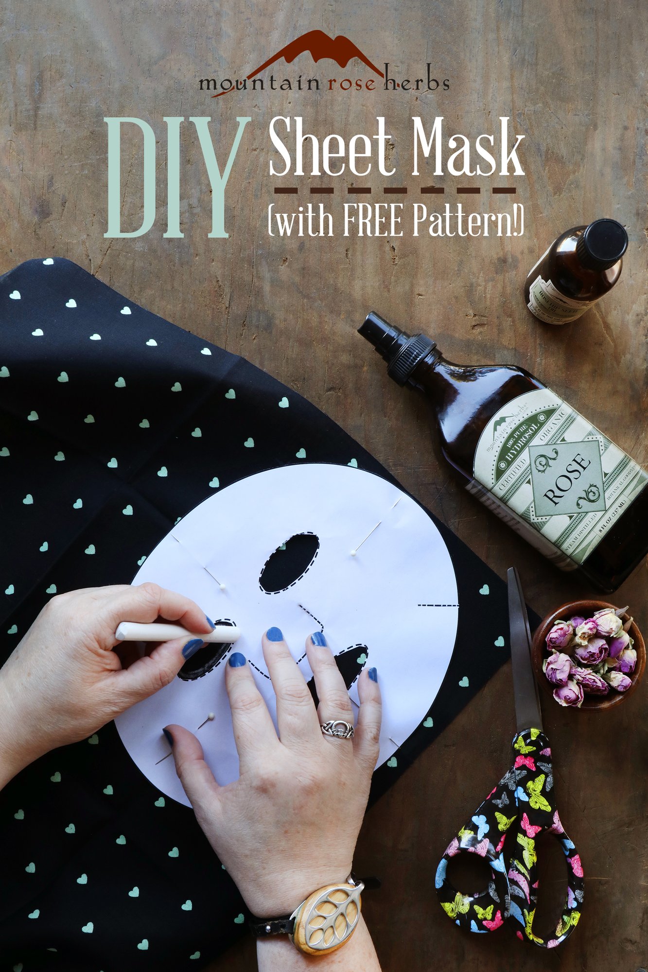 DIY Sheet Masks with Downloadable Template