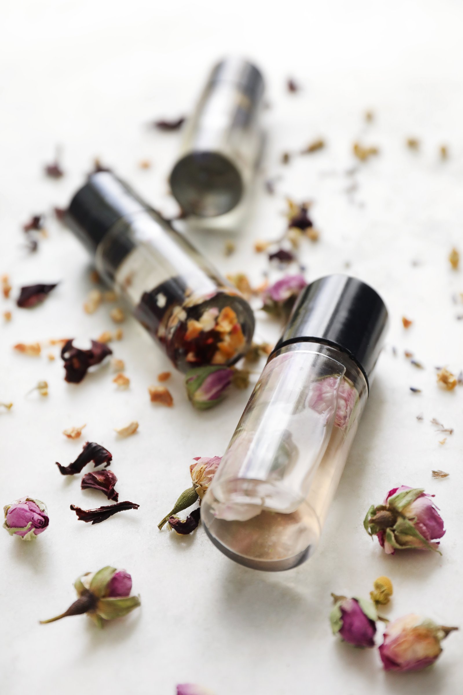 Floral Essential Oil Perfume Roll-On Recipes for Spring