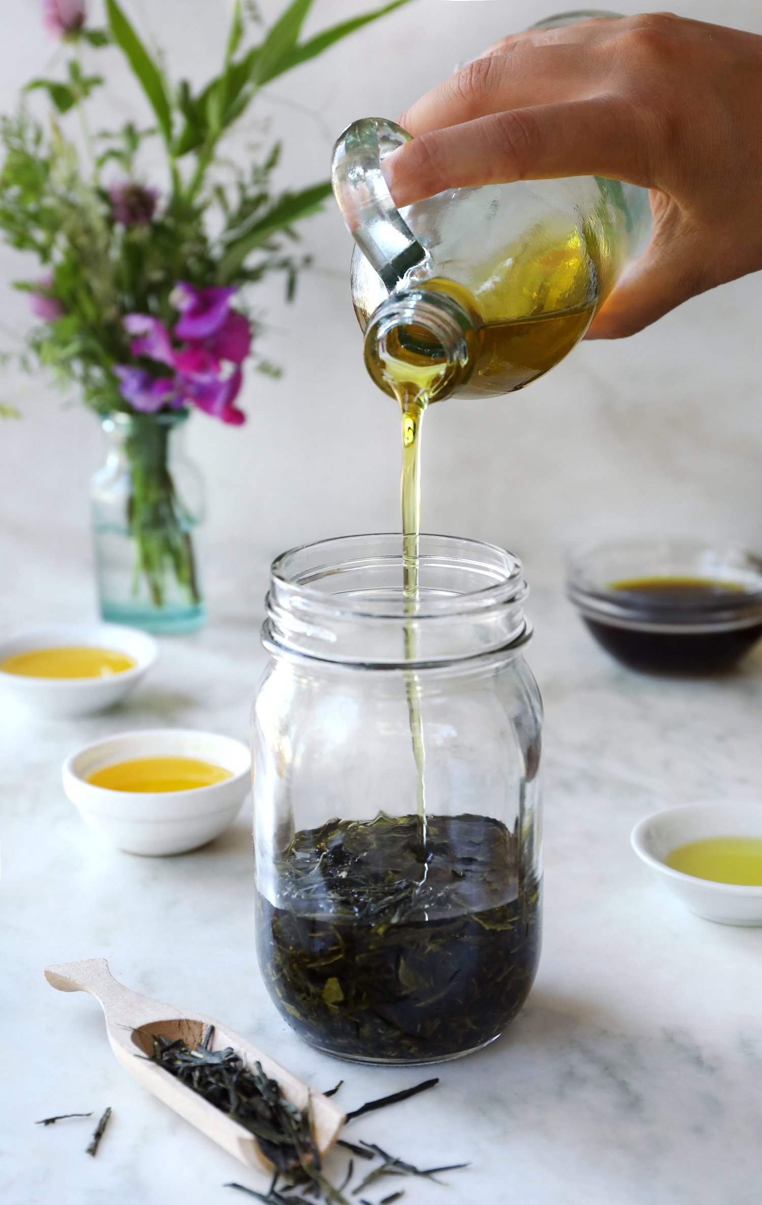 Homemade Hydrating Green Tea Face Serum