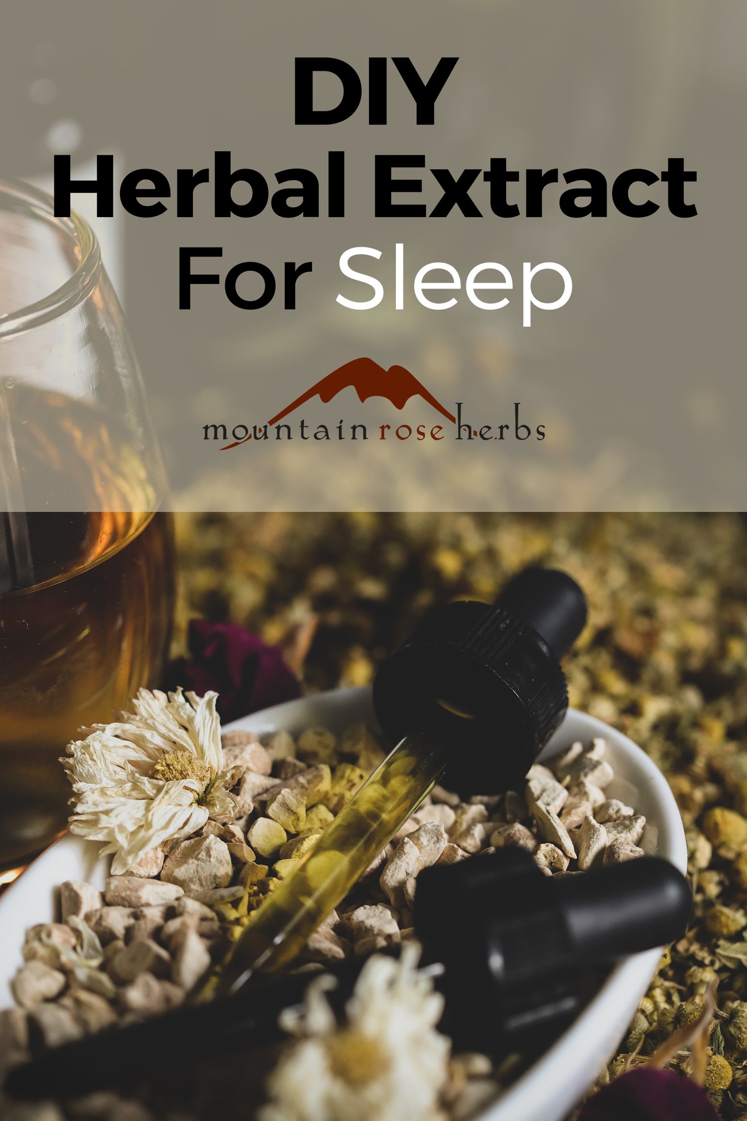 DIY Extract Blend for Sleep