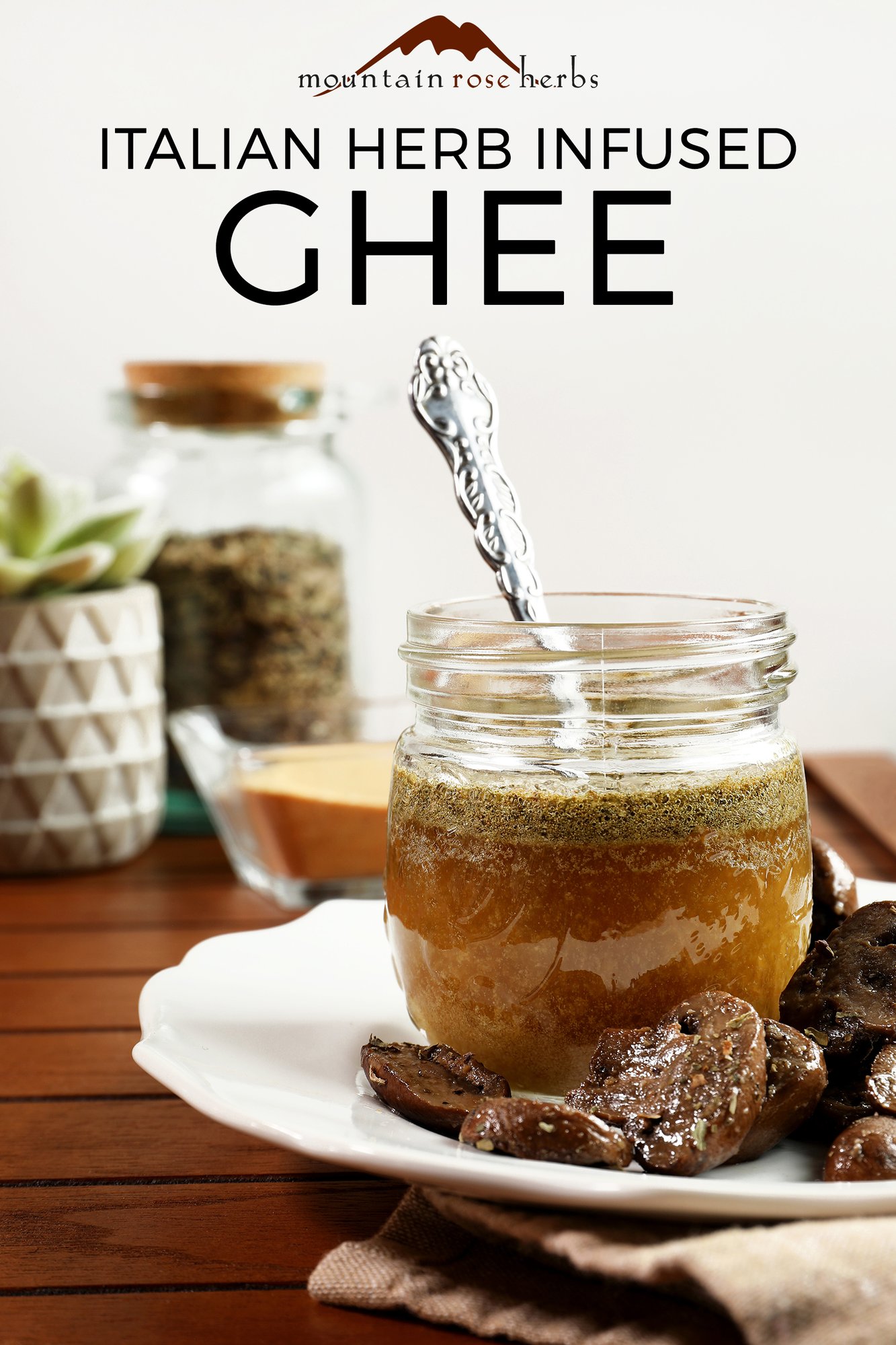 How to Make Flavored Ghee with Italian Herbs