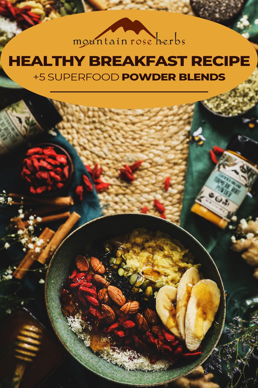 Healthy Breakfast Recipes + 5 Superfood Powder Blends