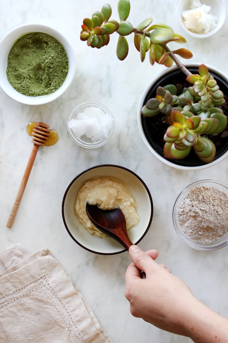 Homemade Matcha Latte Face Mask Recipe
