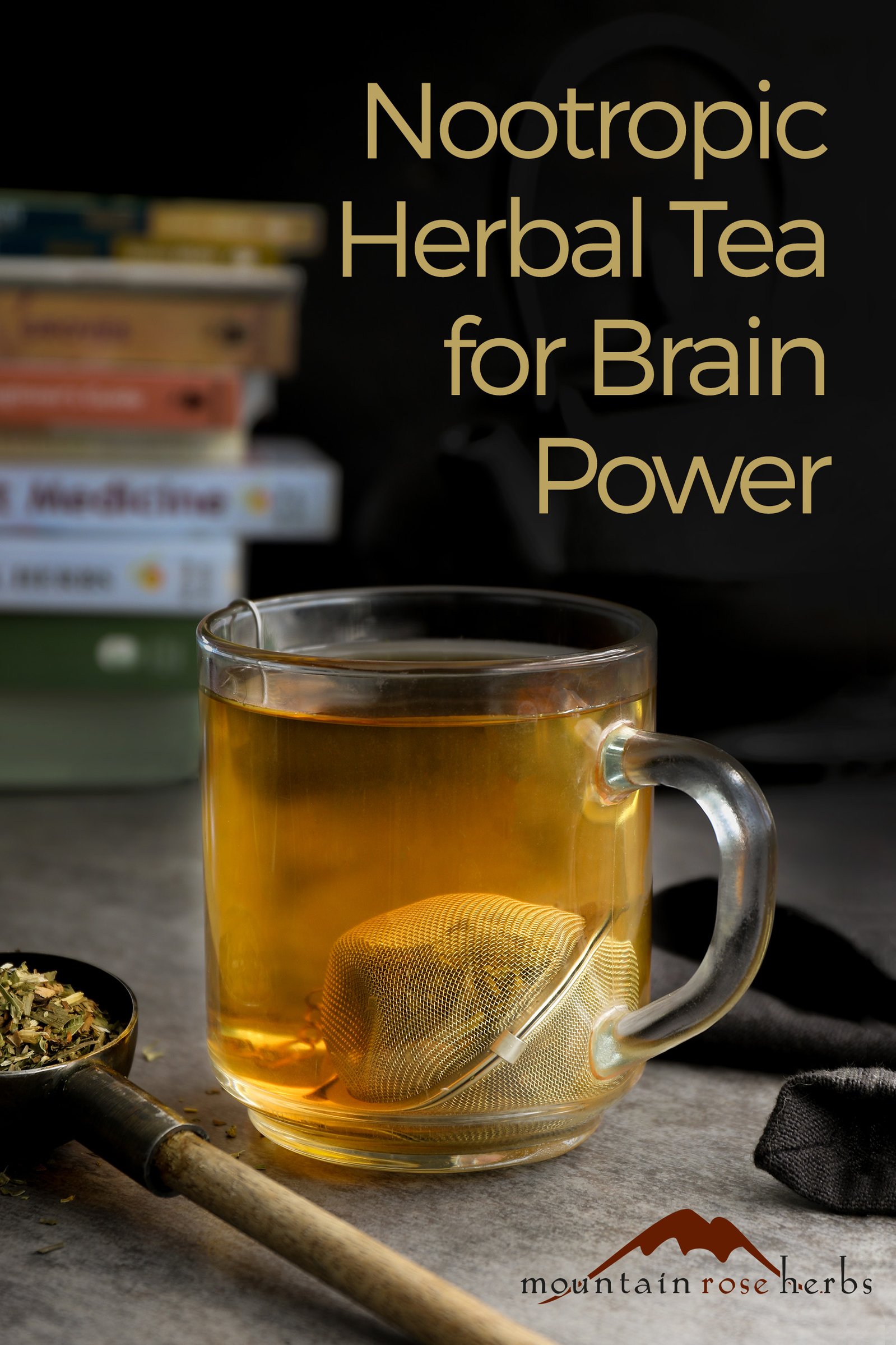 Memory Zest Tea with Brain-Boosting Nootropic Herbs