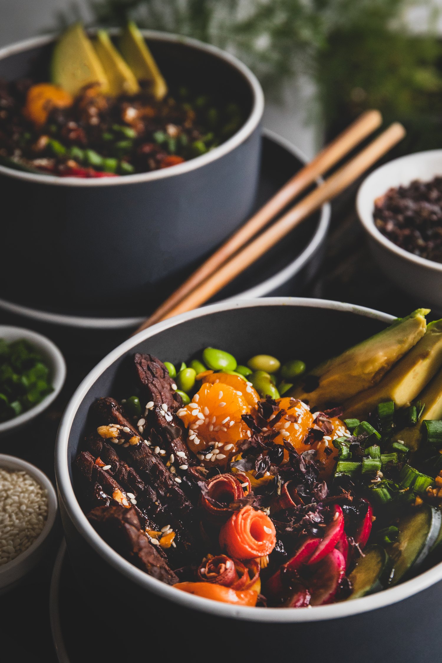 Vegan Poke Bowl Recipe with Seaweed and Sesame
