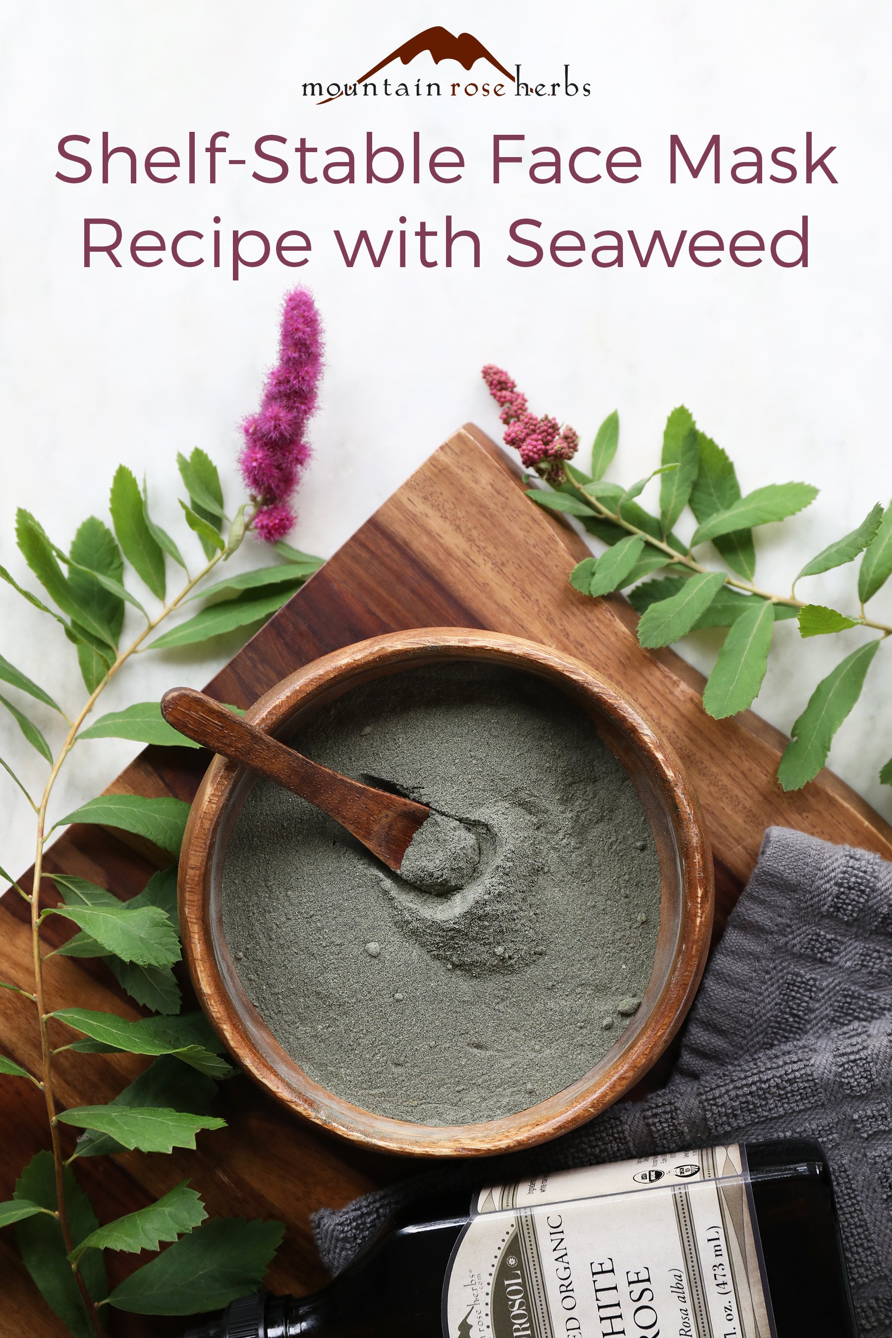 Seaweed Dry Face Mask Recipe