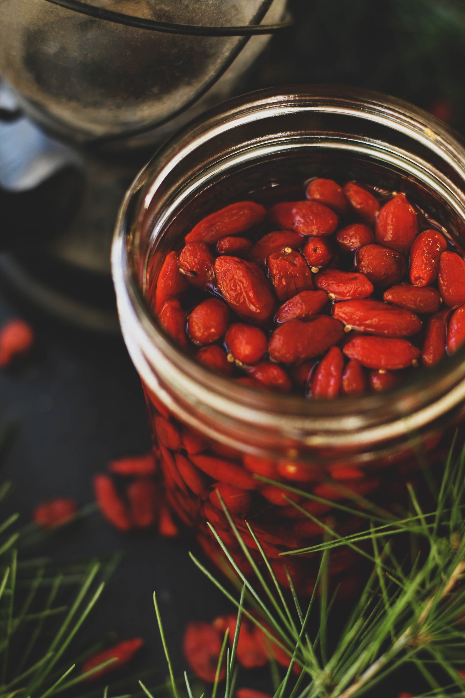 Goji Berry Holiday Cocktail Recipe with Rum